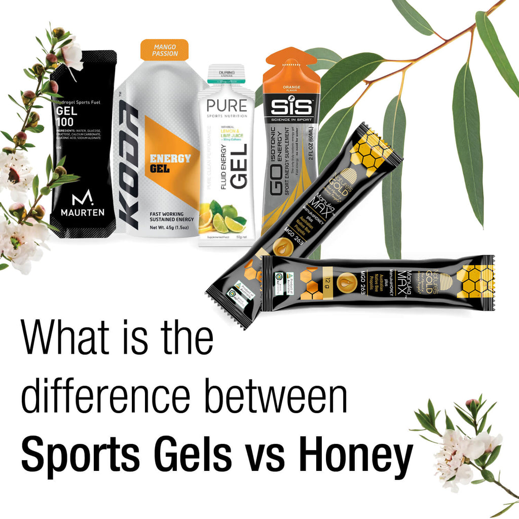 Sports Gels Vs Honey Sachets – Natures Gold