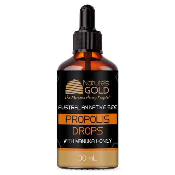 Australian Native Bee Propolis Drops with Manuka Honey – Natures Gold